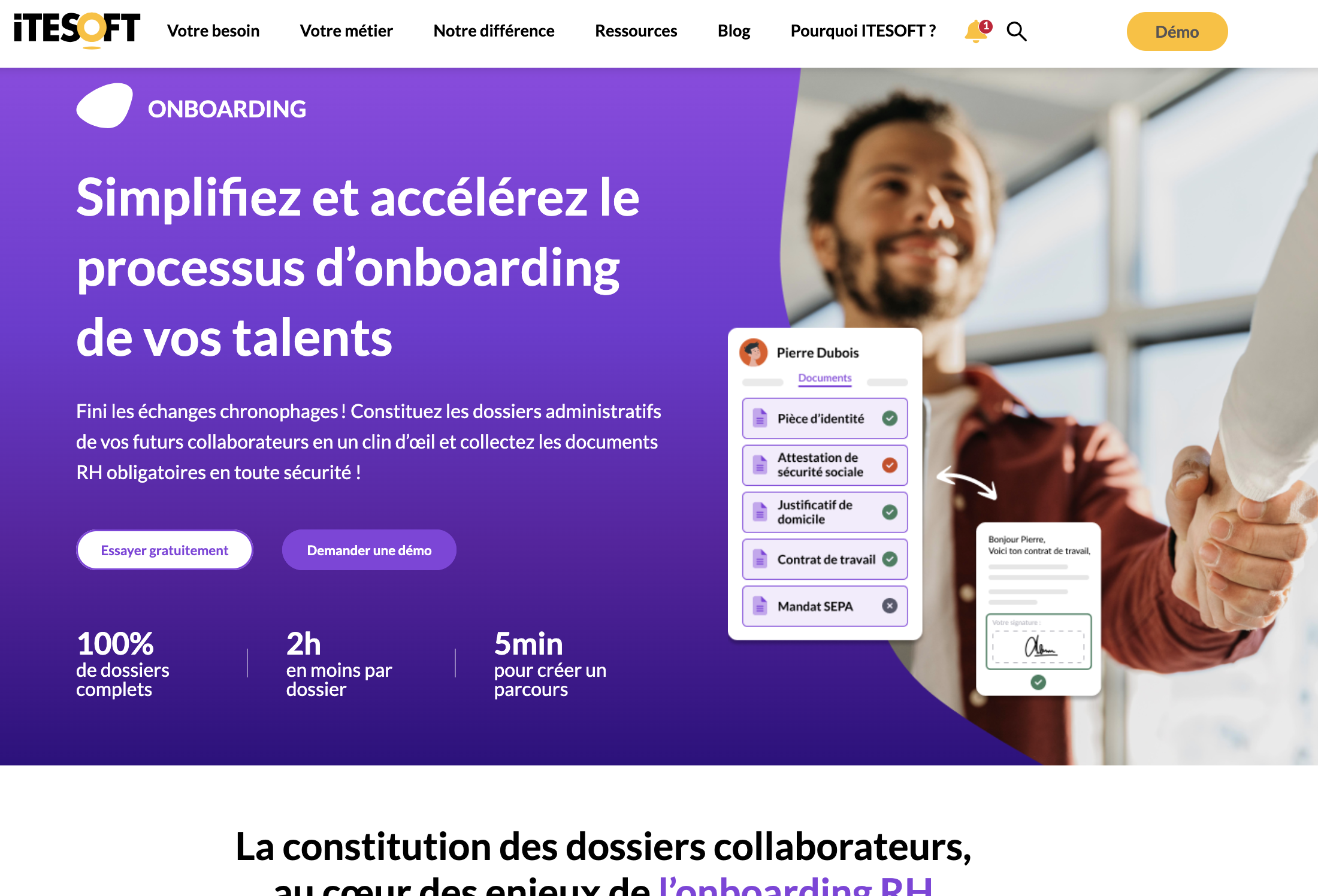 Simplifier l'onboarding RH pour une intégration collaborateur...